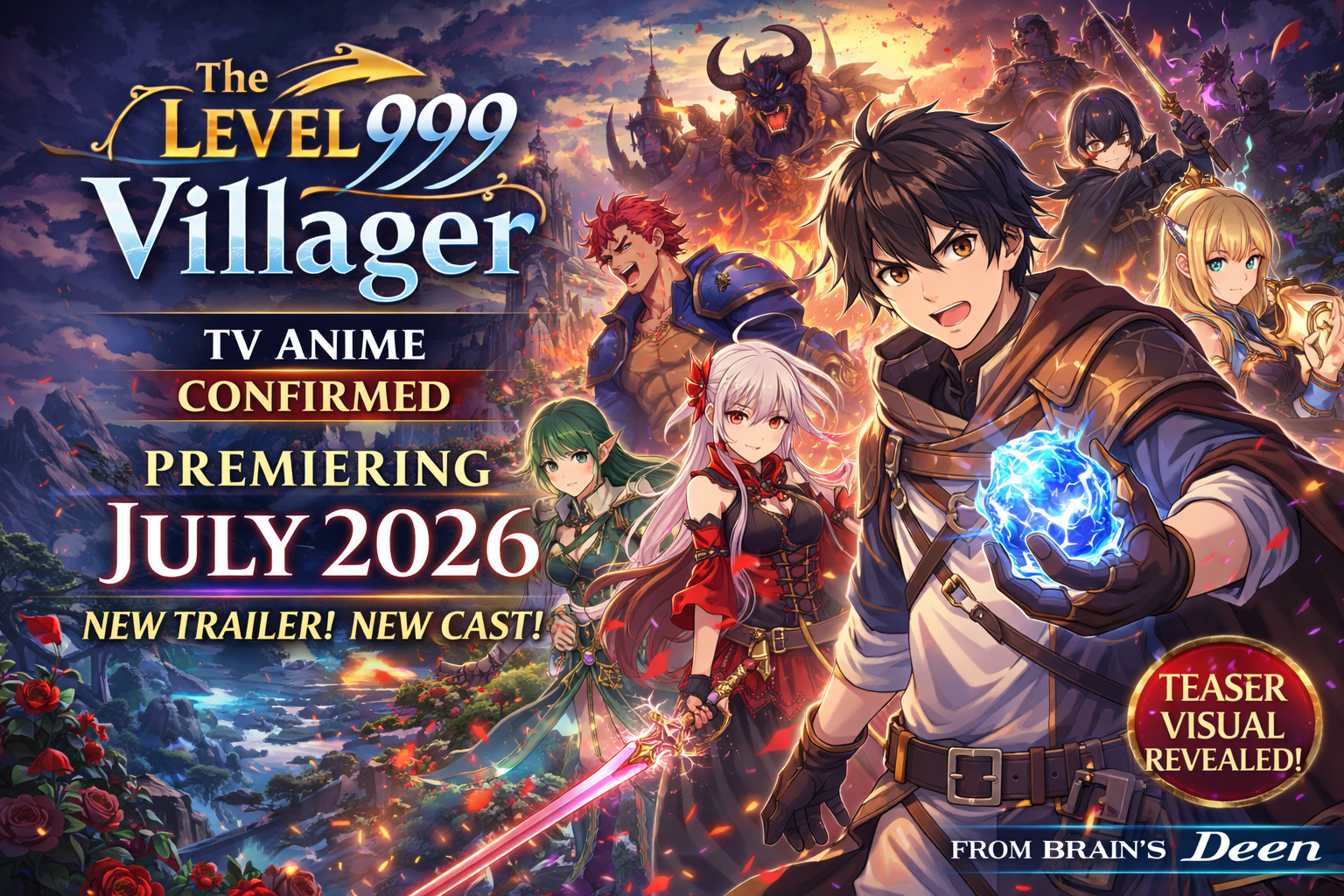Level 999 Villager Anime July 2026 | AniVerse